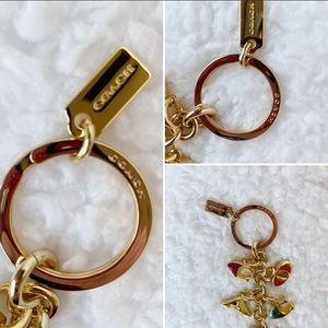 Coach | Accessories | Nwt Coach Mix Letters Bag Charm Key Fob Keychain ...